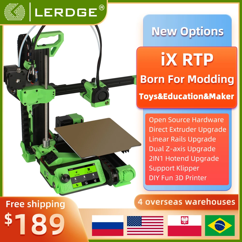 LERDGE-X-Impressora-3D-Impress-o-de-Alta-Precis-o-Atualizado-DIY-Parts ...