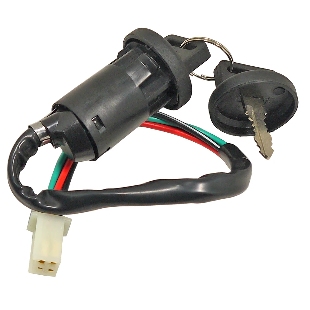 4 Pin Universal Motorcycle Ignition Switch Electric Door Lock With Dust ...