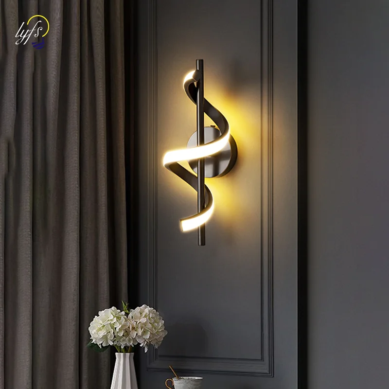 Moderna lâmpada de parede led iluminação interior arandela luz para ...