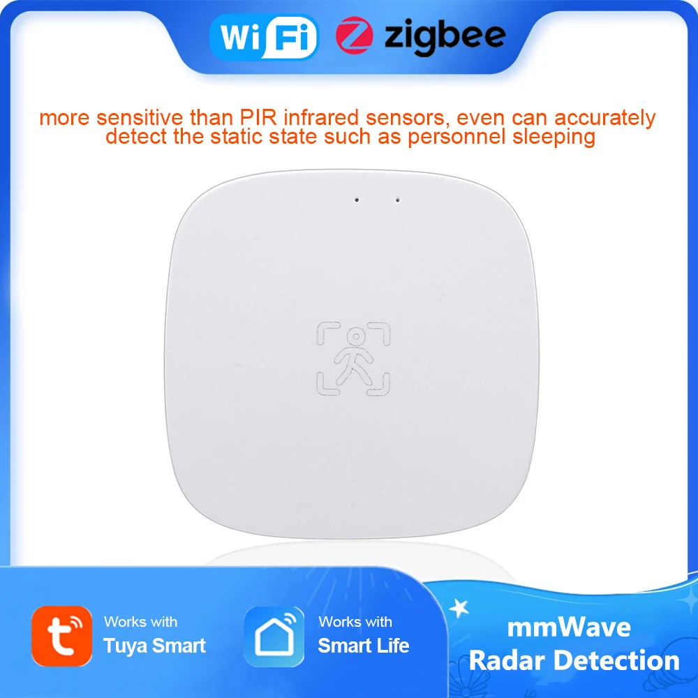 Zigbee Tuya Mmwave Human Presence Sensor Millimeter Wave Radar Wifi Pir ...