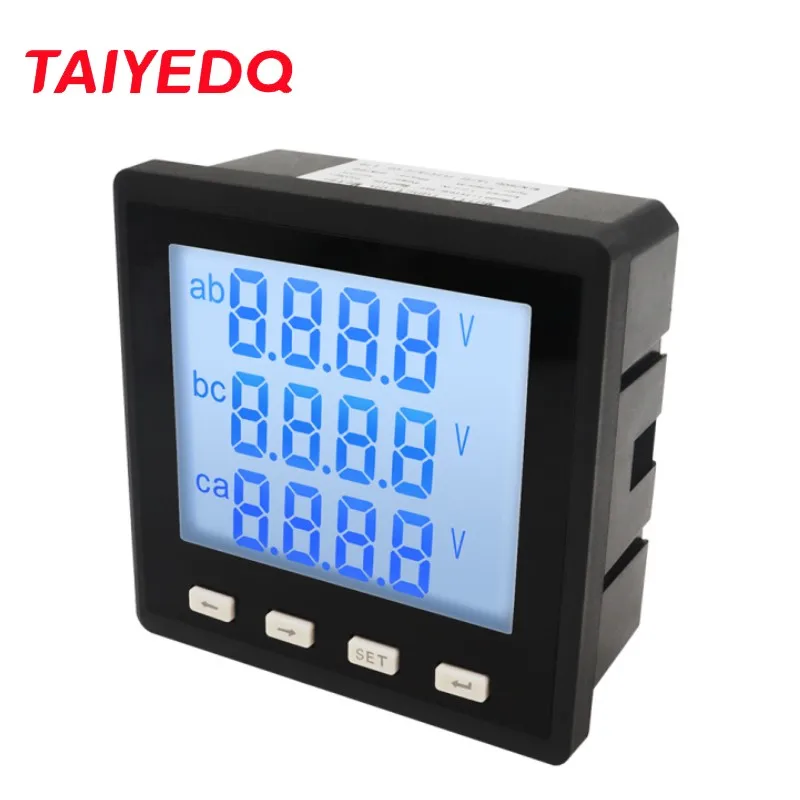 RS485-400V-Three-Phase-Multi-function-Digital-LCD-Display-Voltage ...