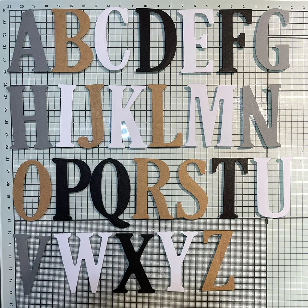 Tarjetas-de-felicitaci-n-para-lbum-de-recortes-letras-de-A-Z-de-gran ...