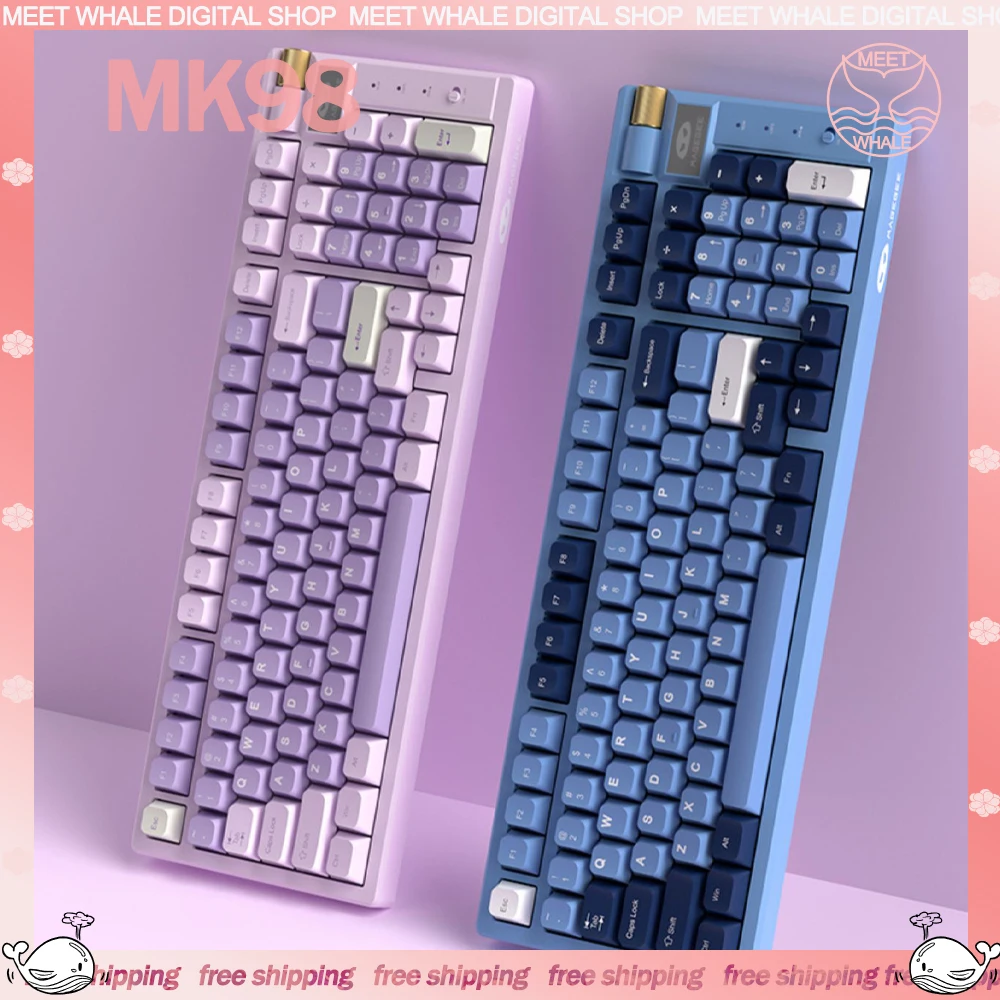 MageGee-MK98-Teclado-Mec-nico-Gamer-Bluetooth-Sem-Fio-Retroiluminado-RGB-Teclado-para-Jogos-Hot ...