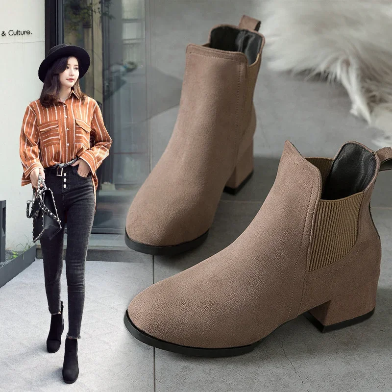 women-fashion-short-boots-plus-size-suede-short-boots-elegant-pointed ...
