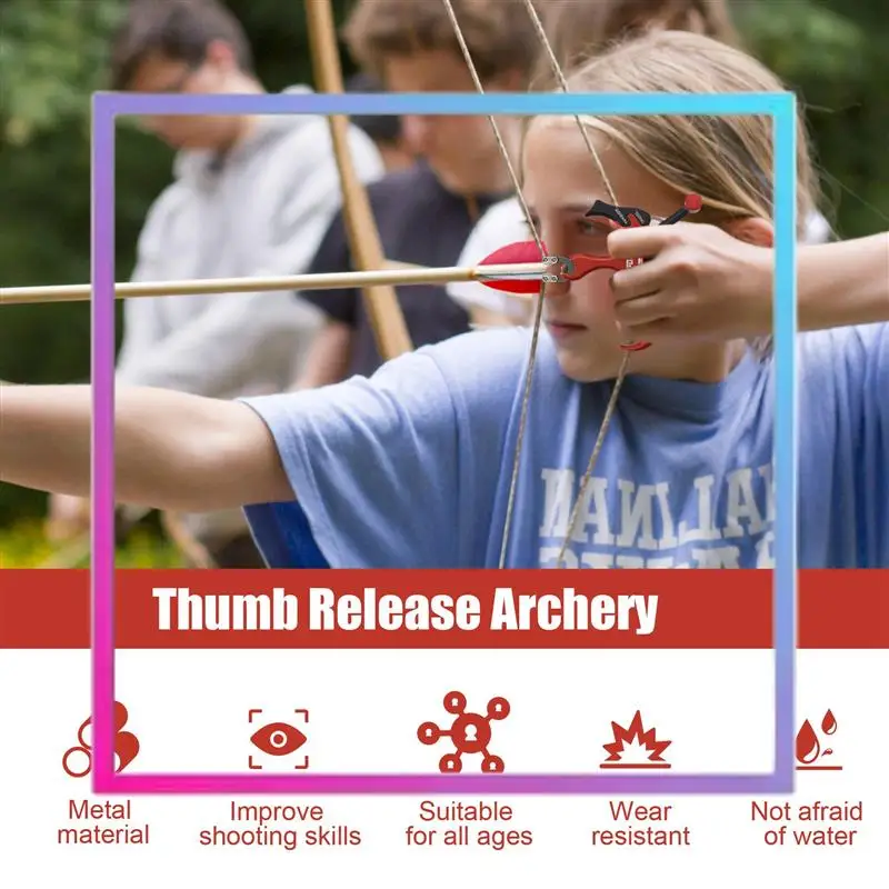 AB94-JIANZD Compound Bow Aid Releaser Thumb Release Aids Compound Bow ...