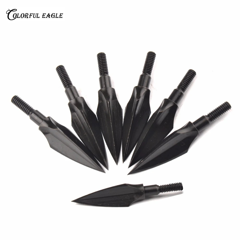 6-12pcs-100-125grain-High-Carbon-Steel-Arrowheads-Broadheads-Arrow-Tips ...