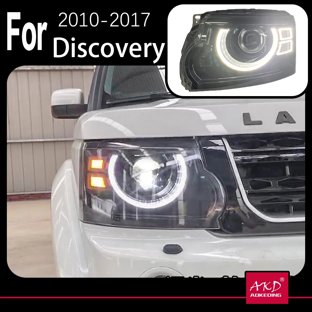 AKD-Car-Model-For-Land-Rover-Discovery-4-2010-2017-LED-Front-Headlights ...