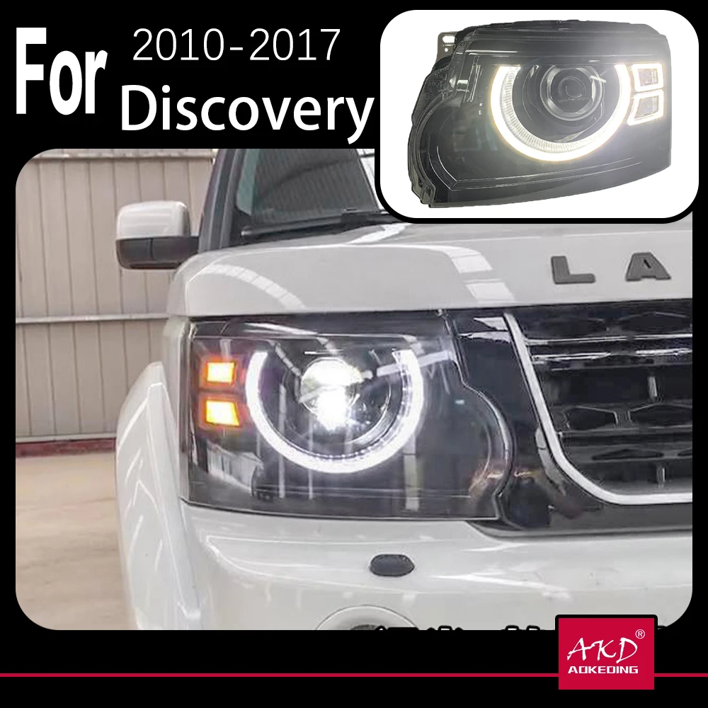 Akd Car Model For Land Rover Discovery 4 2010-2017 Led Front Headlights ...