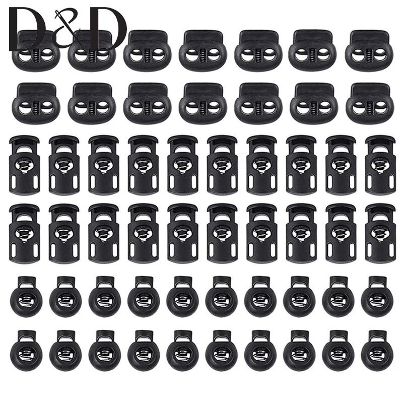 50Pcs-Spring-Cord-Toggle-Stopper-Plastic-Cord-Lock-End-Spring-Stopper ...