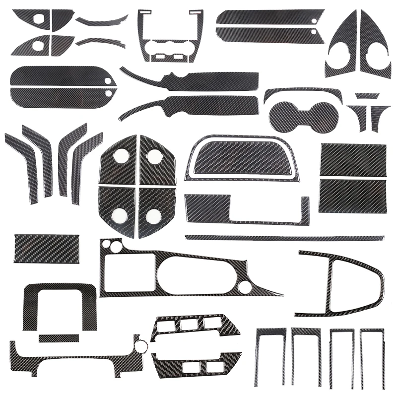 Car Carbon Fiber Black Stickers For Land Rover Freelander 2 2007 2008 ...