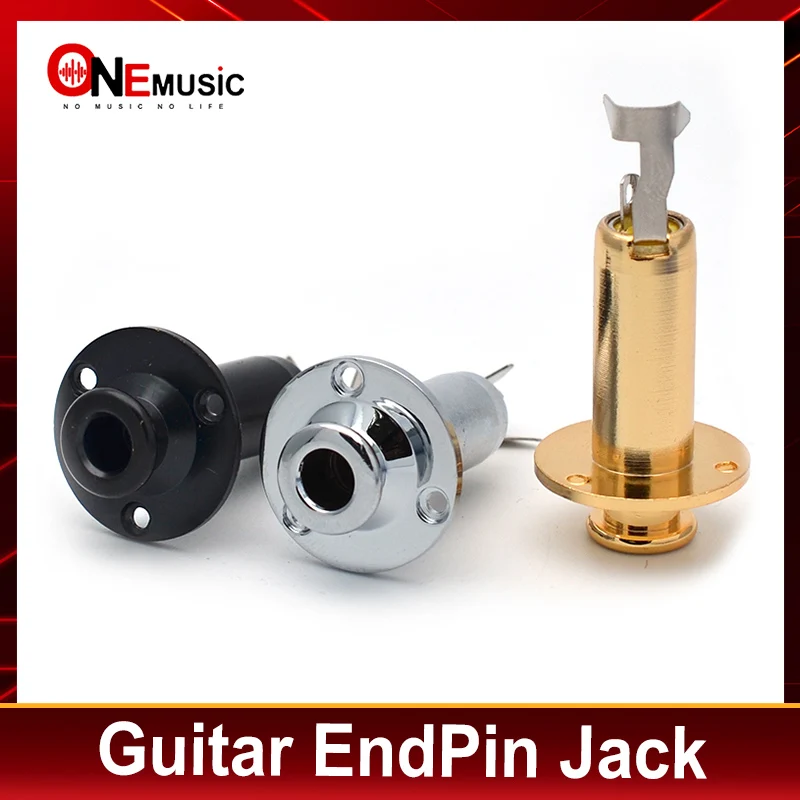 10-20pcs-Brass-Acoustic-Electric-Guitar-End-Pin-EQ-Output-Input-Jack ...