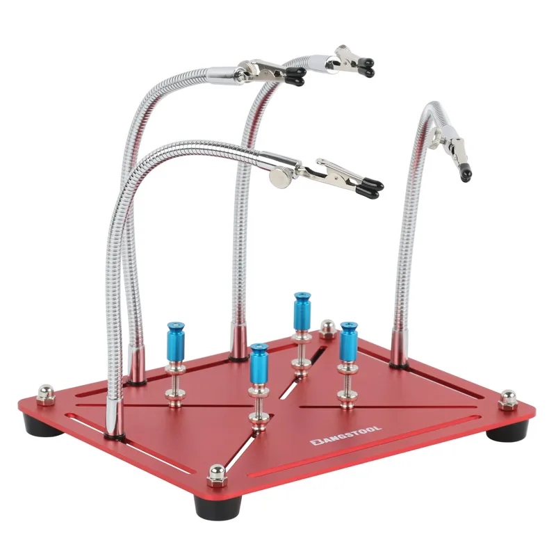 Universal Fixture PCB Holder Fixture Clamp Plate Jig Arm Alligator Clip ...