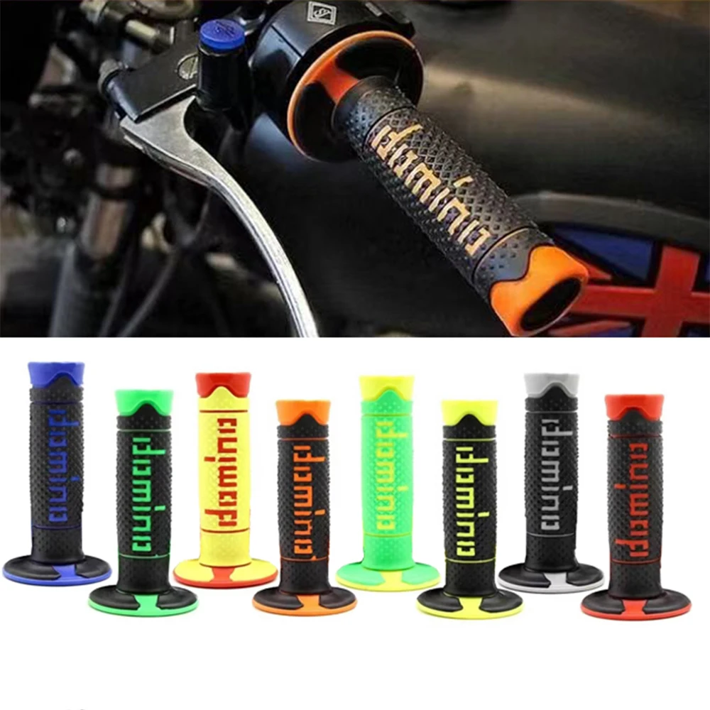 Universal-7-8-22mm-Motorcycle-Handle-Grip-Non-Slip-Rubber-Throttle-Grip ...