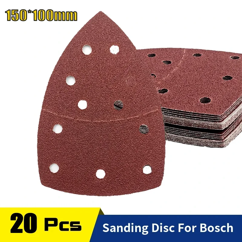 20pcs-11-Holes-Mouse-Detail-Sander-Sandpaper-Triangular-Sanding-Paper ...