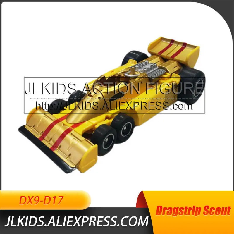 Figura de acción transformable DX9 D 17 D17 Dragstrip Scout Menasor MP ...