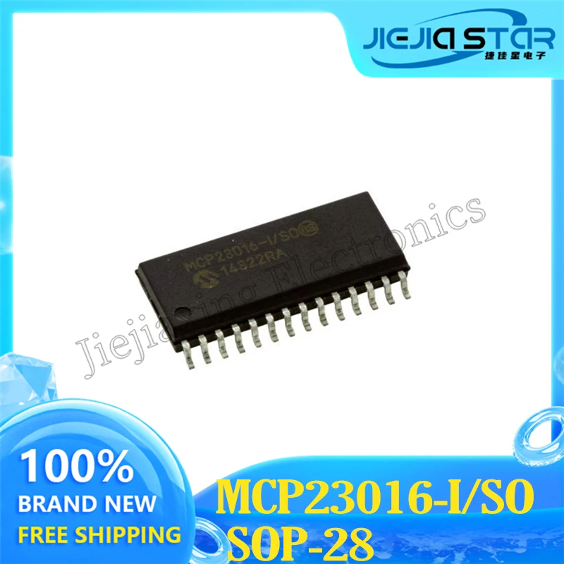 Electronics-MCP23016-I-SO-MCP23016-Interface-I-O-Expander-Chip-SOP-28 ...