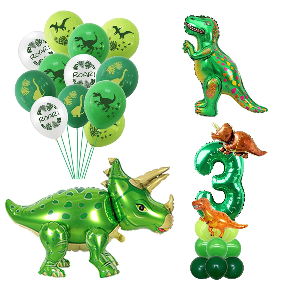 Inflatable Dinosaur Balloons Dino Baby Birthday Party Decoration ...