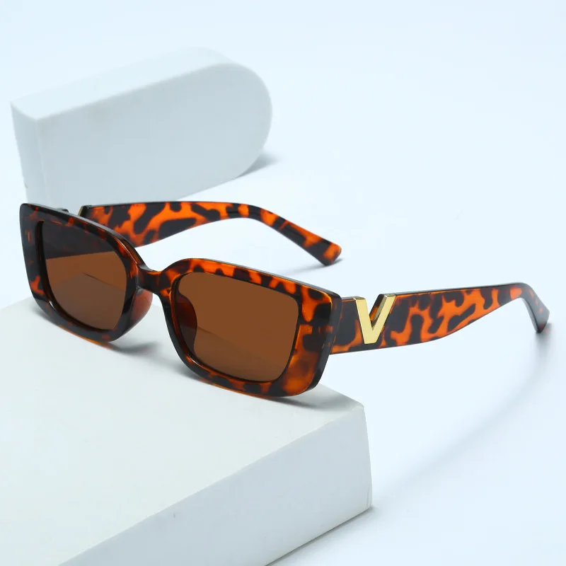 New-Small-Frame-V-Shaped-Sunglasses-Women-Brand-Designer-Rectangle-Sun ...