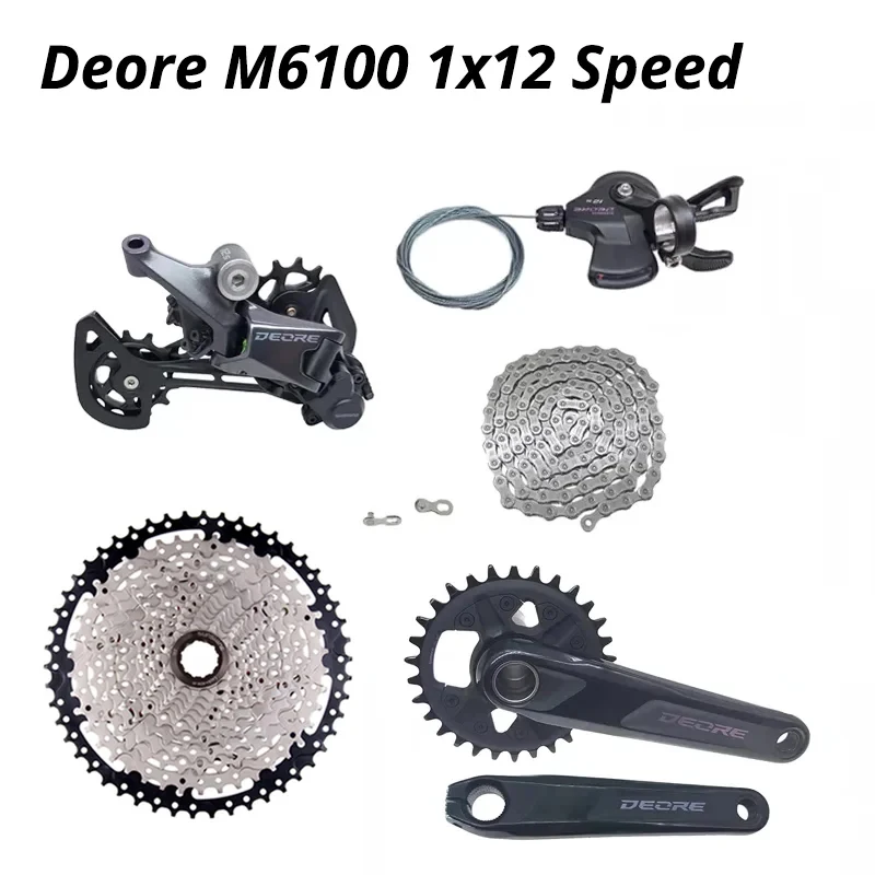 SHIMANO-DEORE-M6100-12S-Derailleur-Groupset-12-Speed-Shift-Lever-1X12S ...