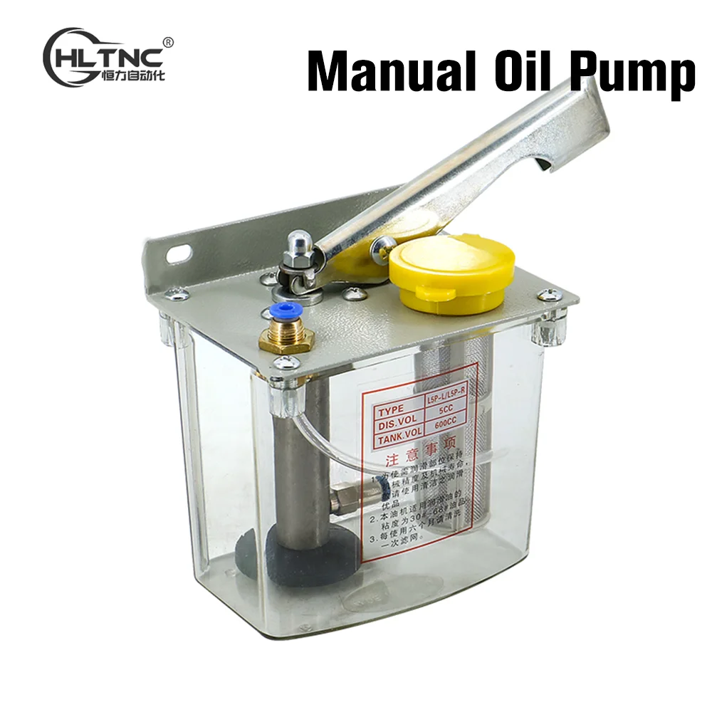 HLTNC Manual Lubrication Oil Pump With 4mm Output Hole For lubricate Of ...