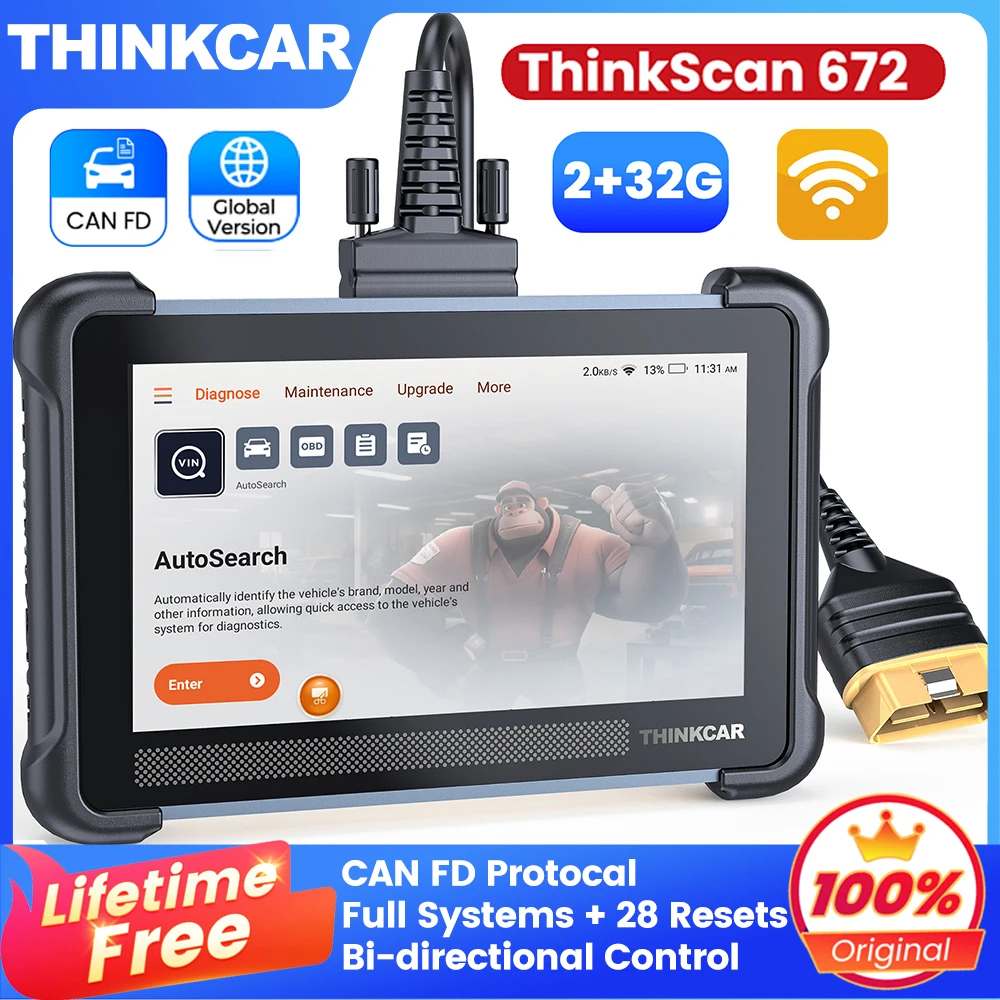 THINKCAR-THINKSCAN-672-OBD2-Esc-ner-Herramienta-CAN-FD-OBD2-Control ...
