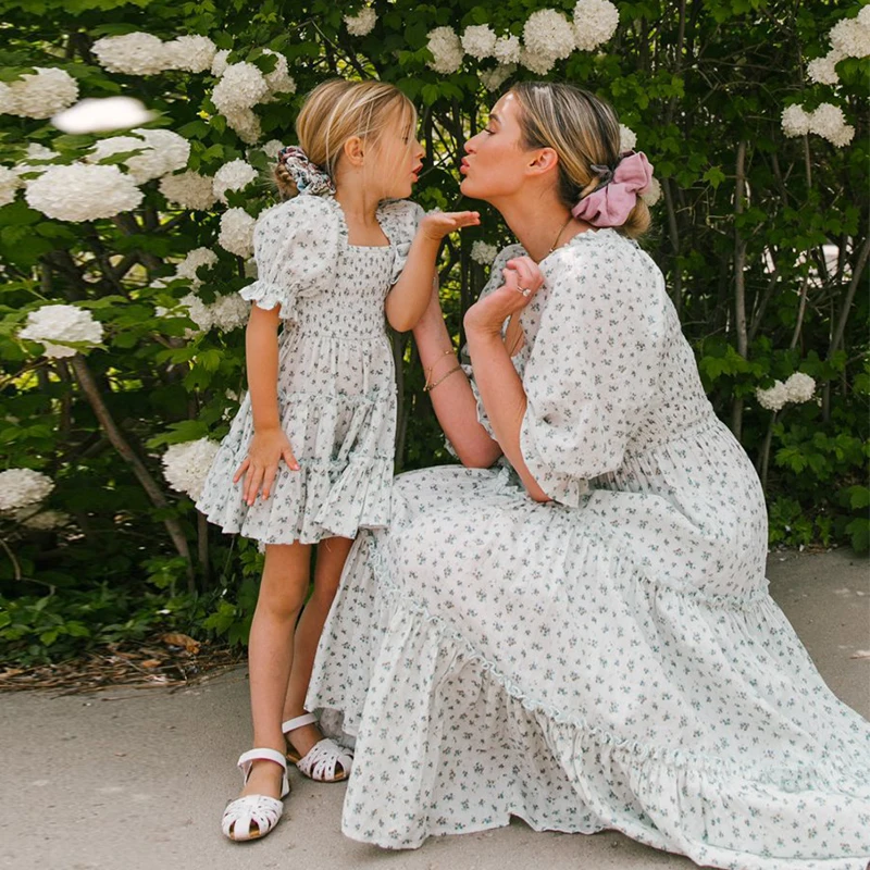 Mother Daughter Matching Clothes Dress | Matching Dress Outfits Mom ...