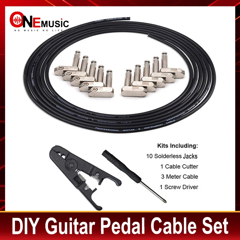 DIY-Guitar-Pedal-Patch-Cable-Solder-free-Pedal-Board-Copper-Cable-Kit ...