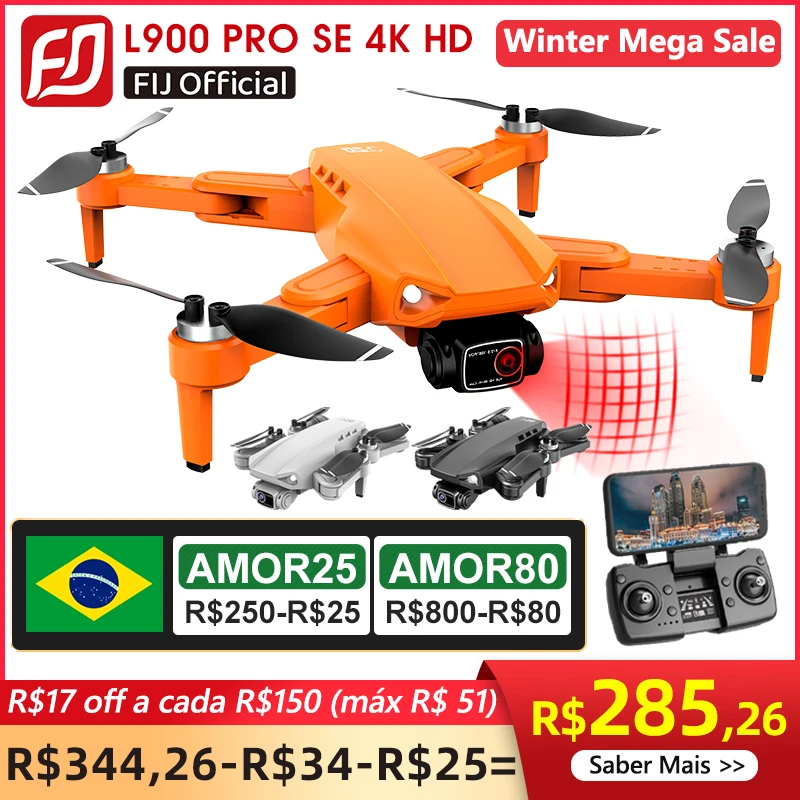 L900 PRO SE 4K HD Dual Camera Drone Visual Obstacle Avoidance Brushless ...