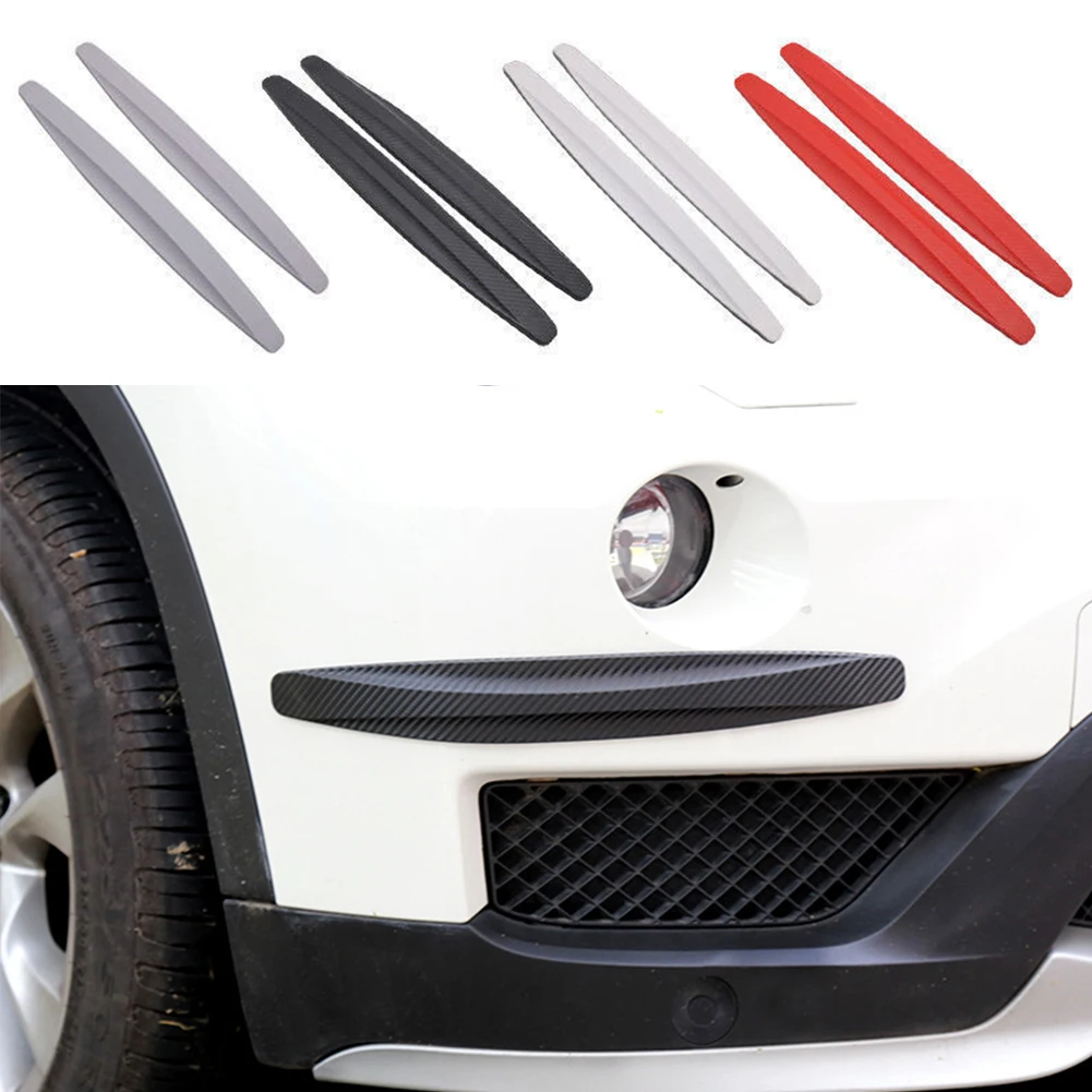 2Pcs-Auto-Car-Bumper-Anti-collision-Protector-Strip-Guard-Corner ...
