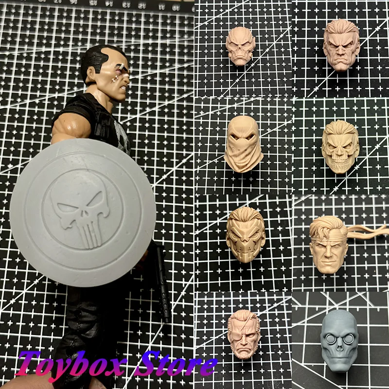 Unpainted-1-12-Punisher-Man-Soldier-Eye-Face-Mask-Design-Zombie-Jim-Lee ...