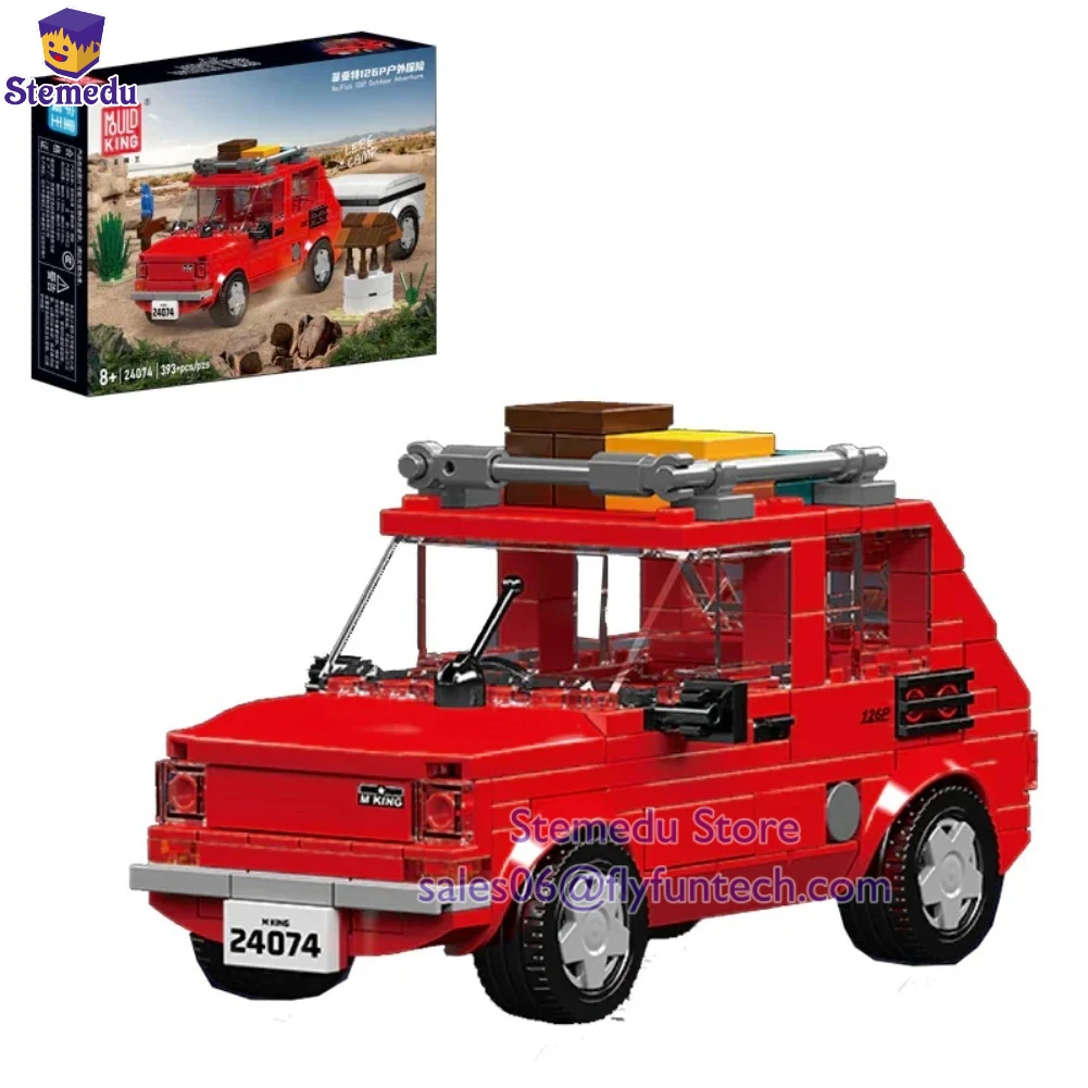 몰드 킹 미니카 126P 말루치 아웃도어 어드벤처 MOC 24074 모델 393PCS 조립 블록 장난감 선물 ...