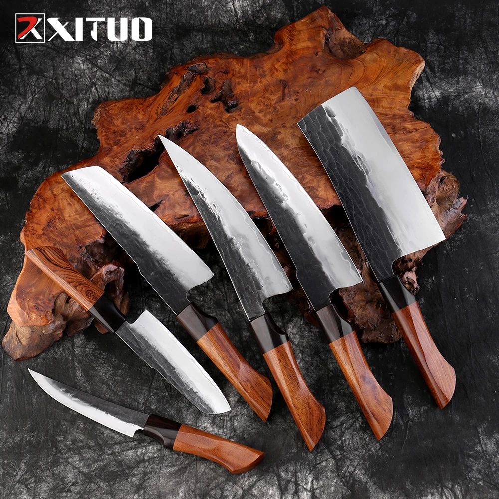 XITUO Kitchen Knife 1-6pcs Set Super Sharp Chef Knife Cooking knives ...