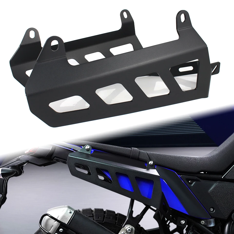 Rear Cargo Rack Motorcycle Black Rear Luggage Rack For Yamaha Tenere ...