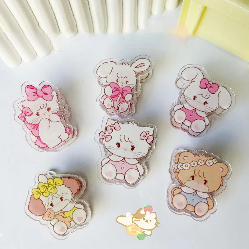 New-Kawaii-Miniso-Mikko-Cartoon-Acrylic-Pp-Clip-Cute-Snack-Seal-Clip ...