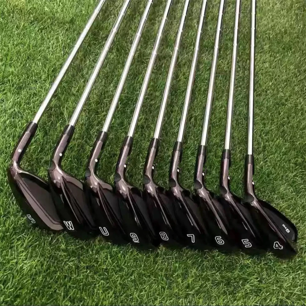 9PCS-Golf-Irons-Set-Black-710-Model-Forged-Club-Golf-4-9SUW-Regular ...
