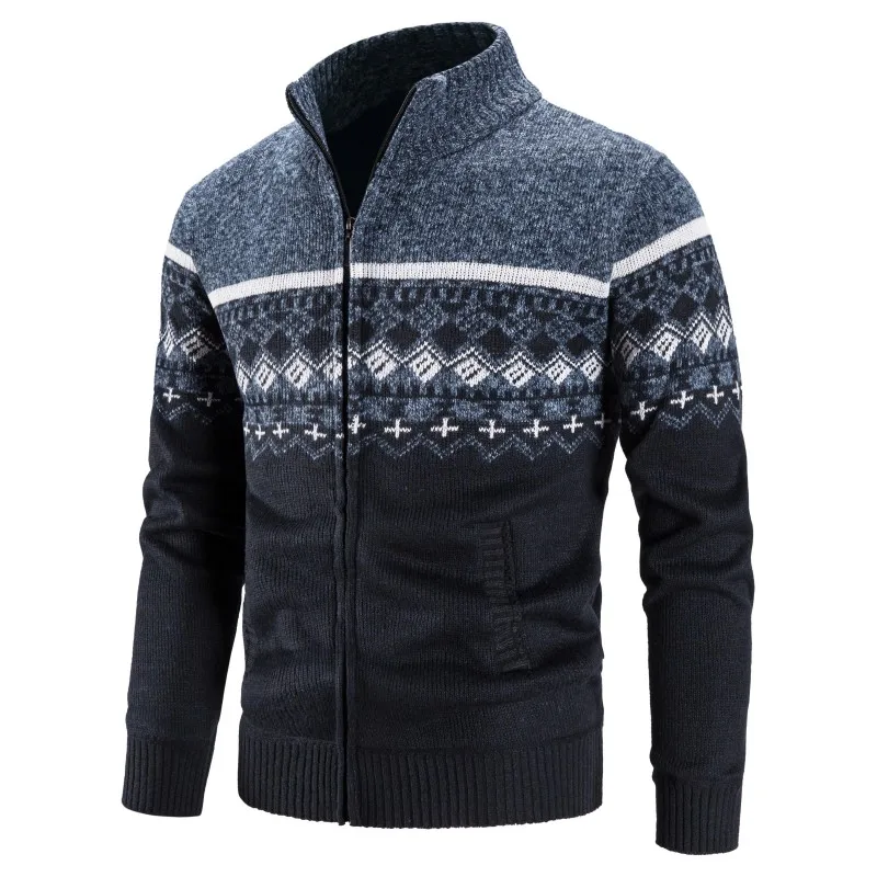 Men Cardigans Jackets Winter Sweatercoats High Quality Male Thicker