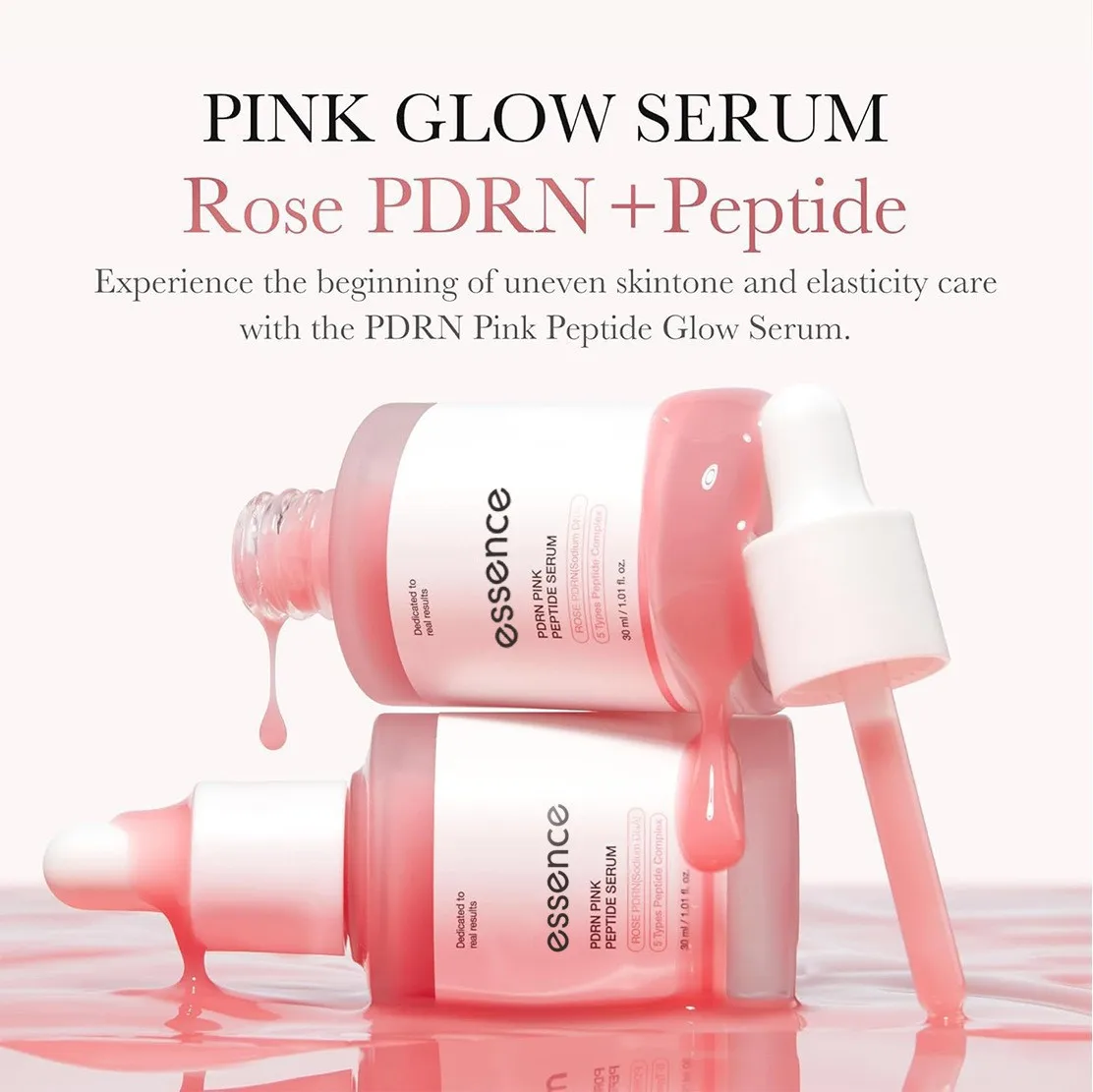 PDRN PINK PEPTLDE SERUM Peptide rosa colageno hidratante para le rostro ...