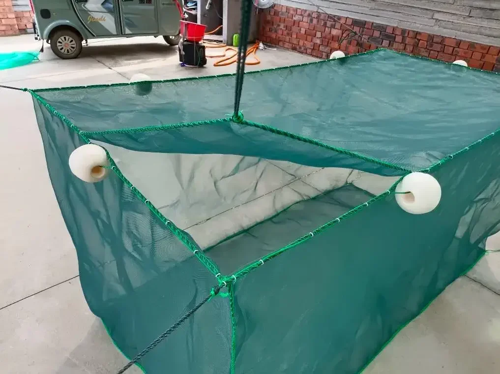 Lawaia-Fish-Net-Cage-Netting-Fish-Breeding-Cage-with-Cover-Crayfish ...