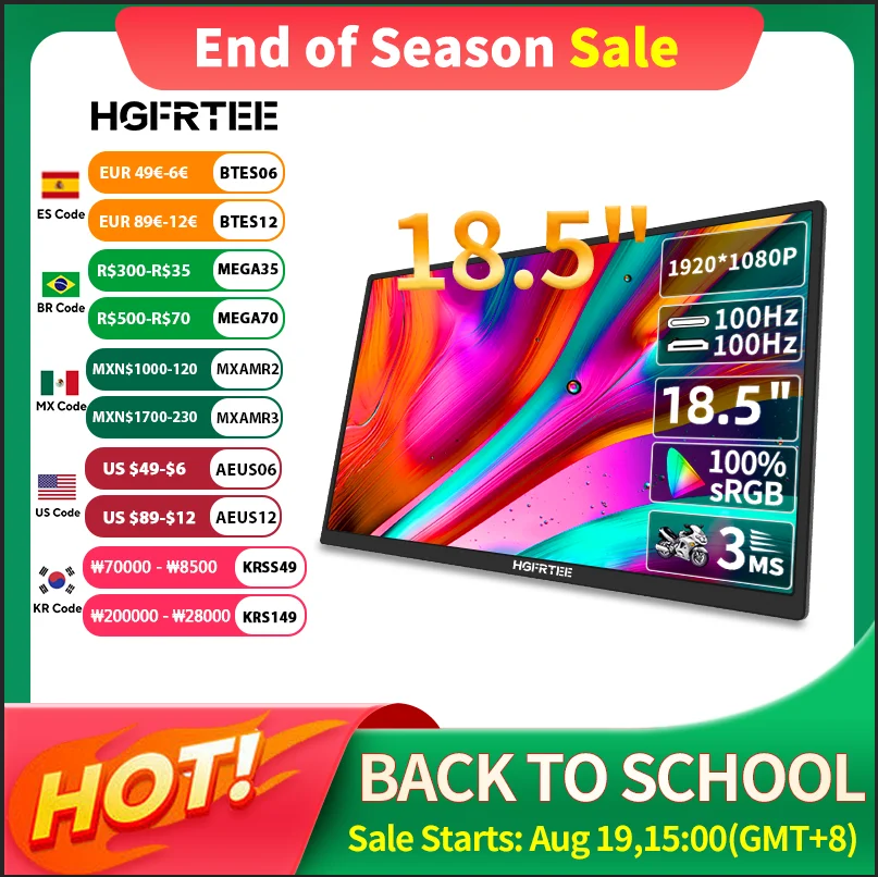 HGFRT-Monitor-port-til-para-laptop-17-5-100Hz-RGB100-com-furo-VESA-e ...