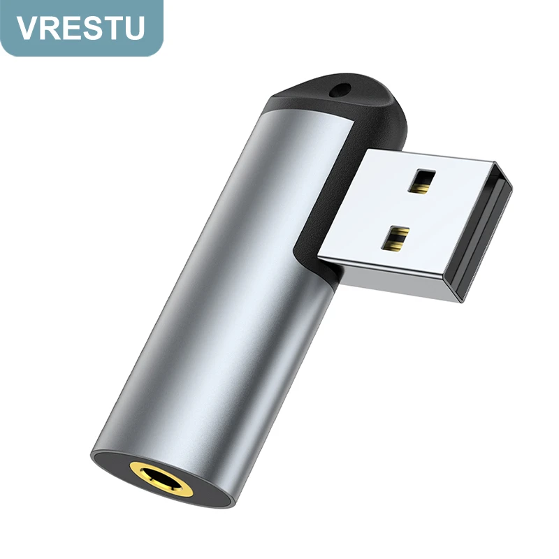 2 In 1 Usb To 3.5mm Sound Adapter For Headphone Hifi Dac Chip Audio Usb ...