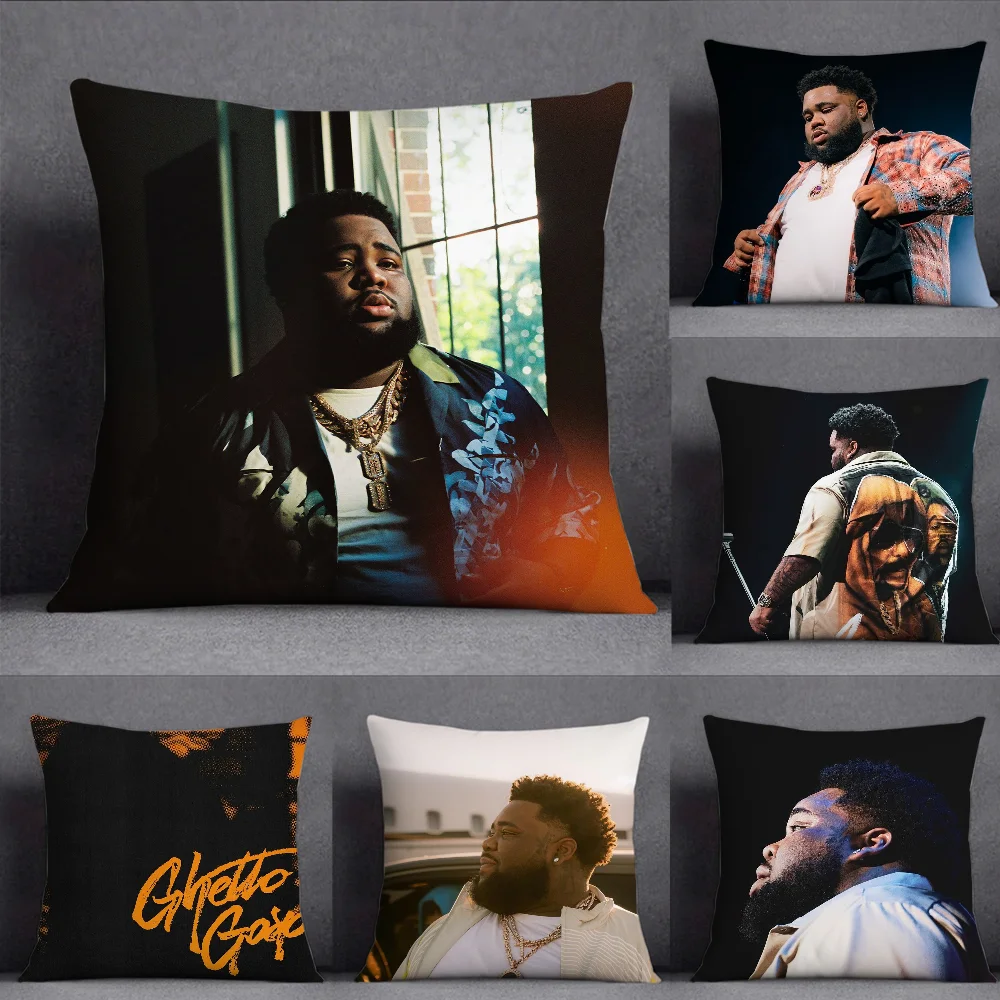 Rapper Rod Wave Last Lap Pillow Case Square Double-Sided Printing Short ...