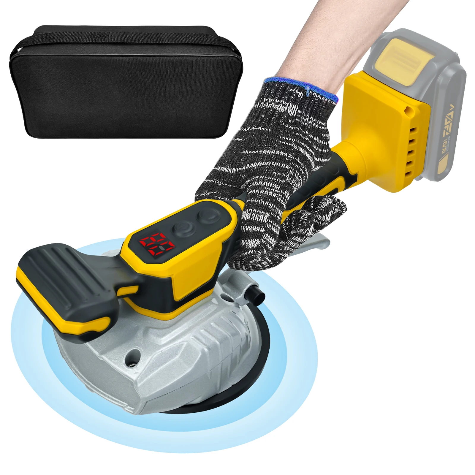 Tile Vibration Tool Vibration Machine HUICCN Cordless Tile Vibration ...