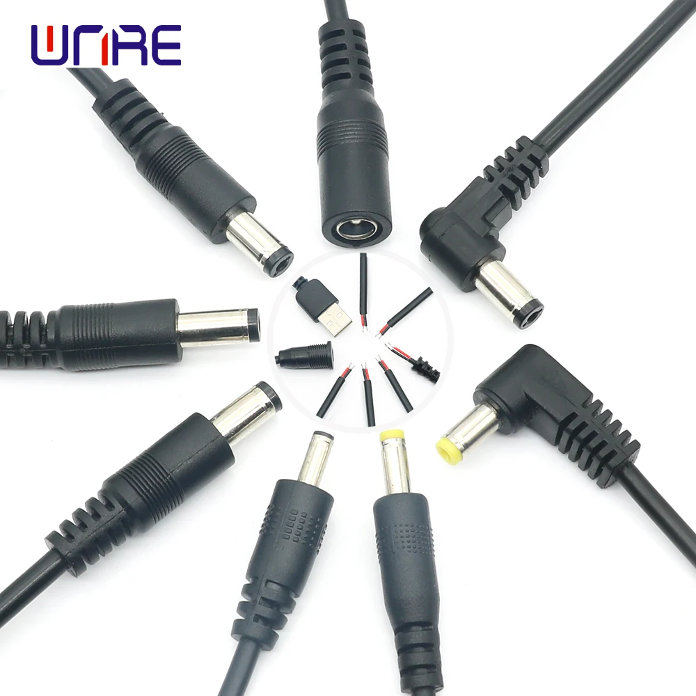 Dc Male And Female Plug With Cable 5521 5.5x2.5mm 35135 4017 Dc Power ...