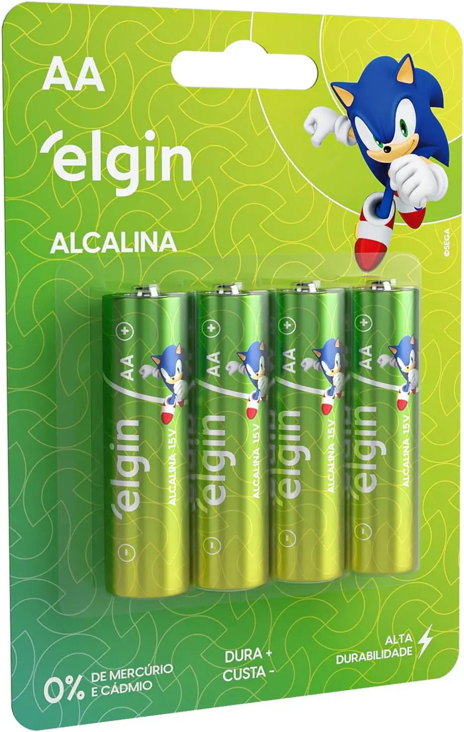 Alkaline Battery Aa Elgin Energy Lr6 1,5V Blister With 4 - AliExpress 44