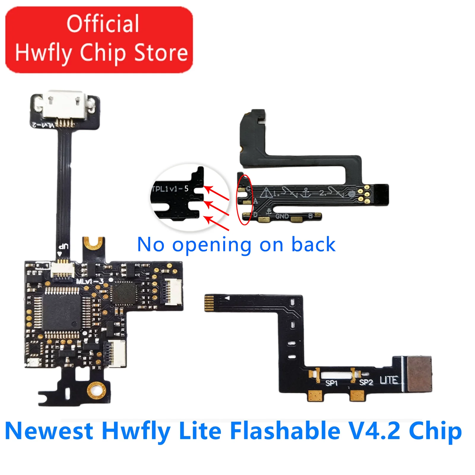 Hwfly Lite 4ª generación Chip V4.2 actualizable y Flashable compatible ...