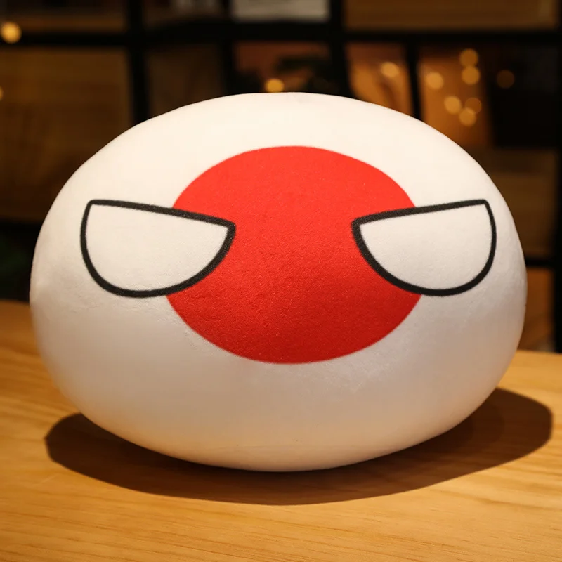 10-40cm Kawaii Countryball Plush Toy Stuffed Polandball UN USA USSR ...