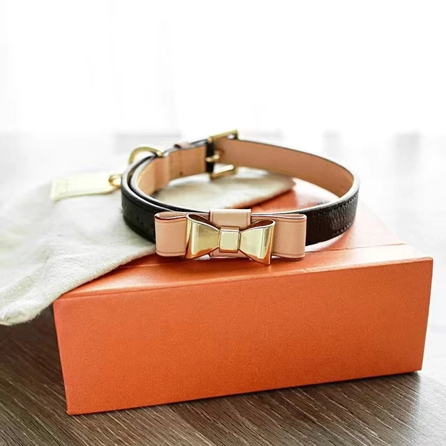 Luxury-Pet-Collar-Leash-Designer-Dog-Collar-Leather-Puppy-ID-Name ...