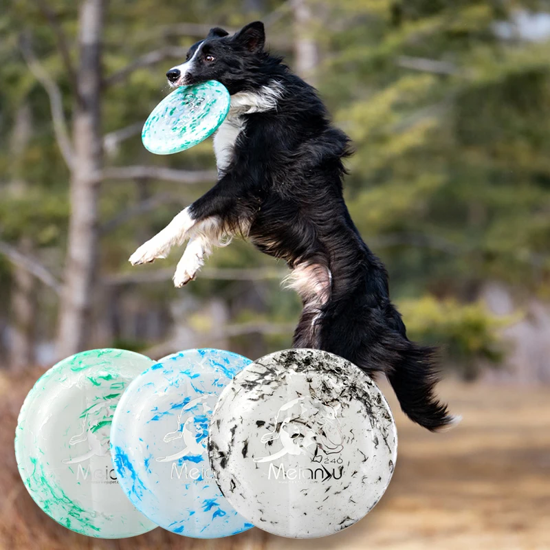 Fashion Pet Dog Silicone Game Flying Saucer Dog Toy Training ...
