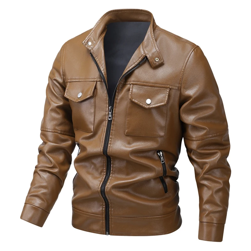 Male-Autumn-Winter-Casual-Motorcycle-Jacket-For-Men-Windbreaker-Biker ...