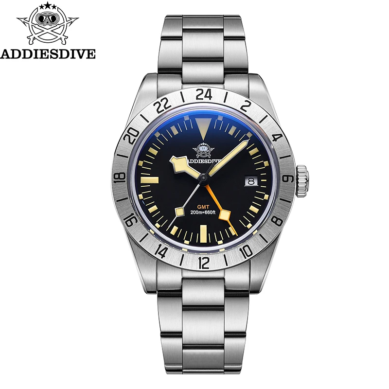 ADDIESDIVE-GMT-Watches-Men-s-39mm-Diver-Luminous-Calendar-Display ...